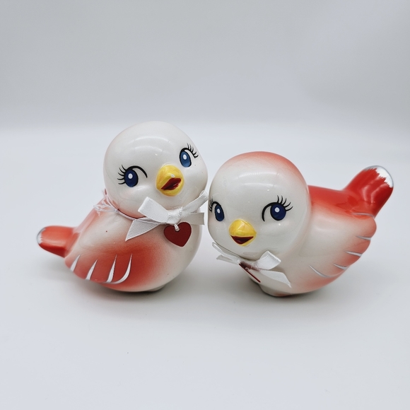 Target | Holiday | 224 Ceramic Red Retro Love Birds Pair Target Spritz ...